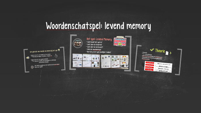 Woordenschatspel: levend memory by Nynke Kuus on Prezi