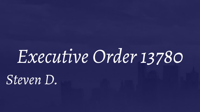 Executive Order 13769 by Steven Di on Prezi