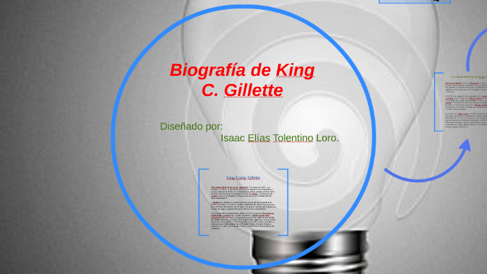 Biografía de King C. Gillette by Isaac Tolentino on Prezi
