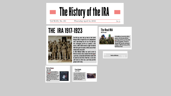 The IRA: History by Precious Blakey on Prezi