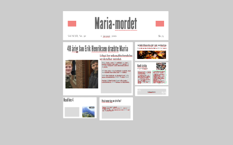 Maria-mordet by Karoline Bagger on Prezi