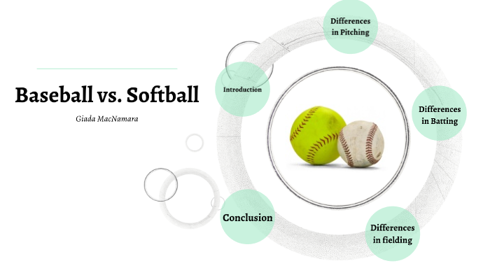 Softball vs. Baseball by Giada MacNamara on Prezi