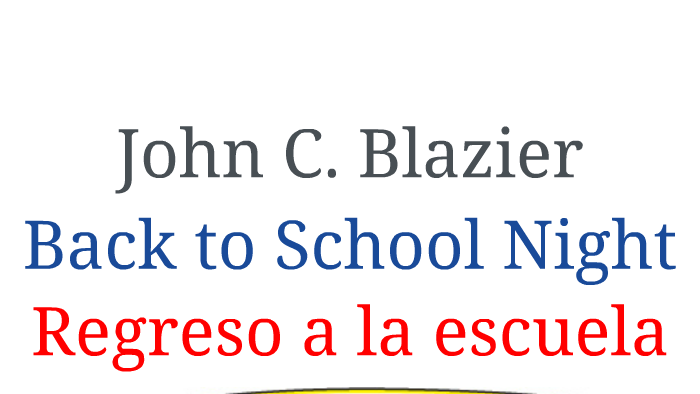 John C. Blazier Elementary Back To School Night by Natascha Barreto ...