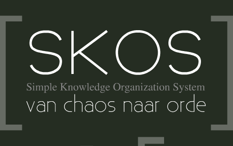 SKOS: Simple Knowledge Organization System by Mark Lindeman on Prezi