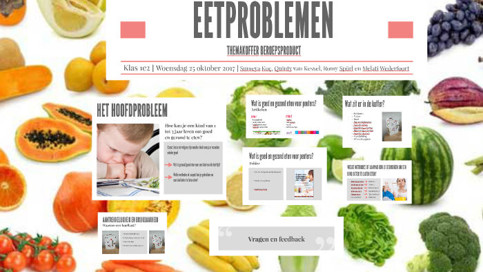 Themakoffer Eetproblemen groepje 4 by Romy Sporl on Prezi