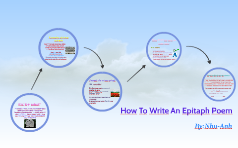 How To Write An Epitaph Poem by Nhu-Anh Nguyen