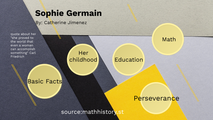 Story of Sophie Germain by Catherine Jimenez on Prezi