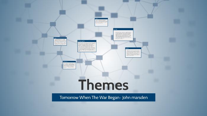 Themes (tomorrow when the war began) by Sam Te Whare on Prezi