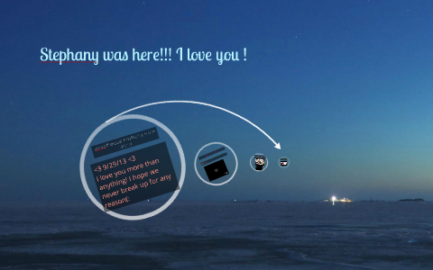 Stephany was here!!! I love you ! by terry albritton on Prezi