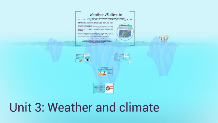 Unit 3: Weather and climate by Alejandra Hernández Plaza on Prezi