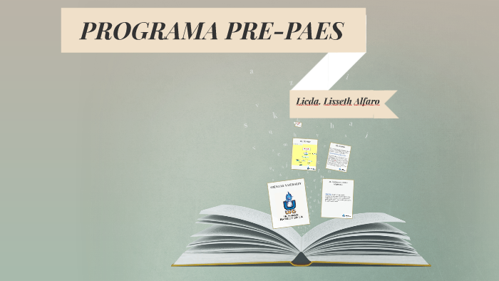 PROGRAMA PRE-PAES CIENCIAS NATURALES by Juan Carlos Portillo