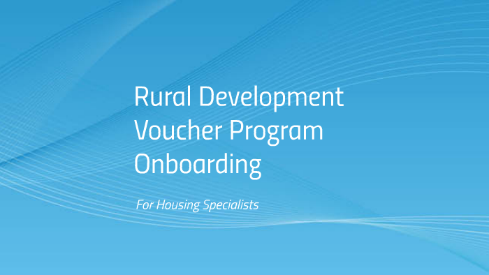 ECM RD Voucher Modules by julia Smith