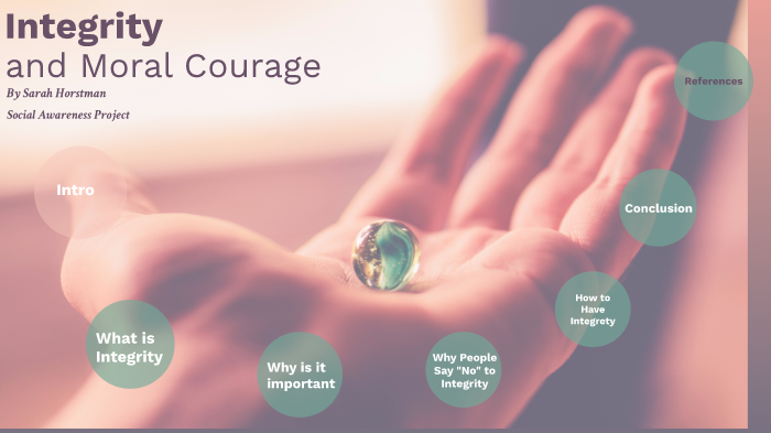 Integrity and Moral Courage by Sarah Horstman on Prezi