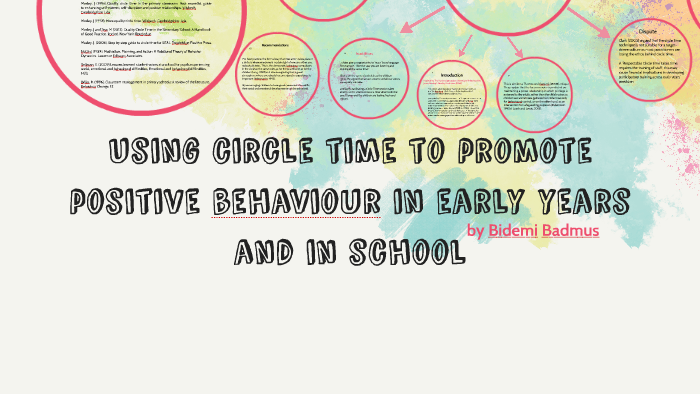 Using circle time to promote positive behaviour by Bidemi Badmus on Prezi