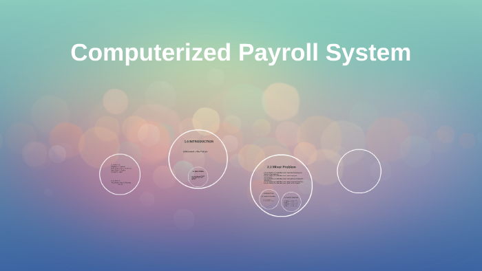 Computerized Payroll System by krizel gaid on Prezi