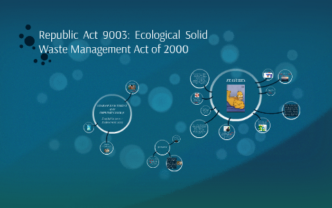 Republic Act 9003: Ecological Solid Waste Management Act of by Zaide ...