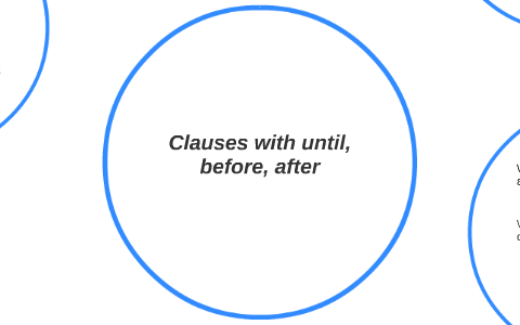 Clauses with until, before, after by Xochi Lazcano on Prezi