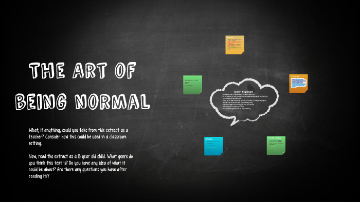 The Art of Being Normal by Jasmine Bhatt on Prezi