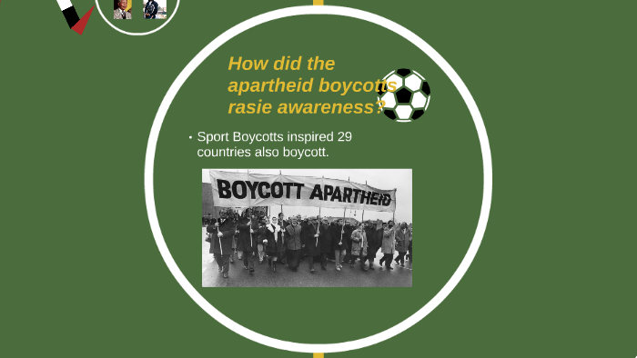 How did Sport Boycotts end the apartheid. by Andy Rodriguez on Prezi