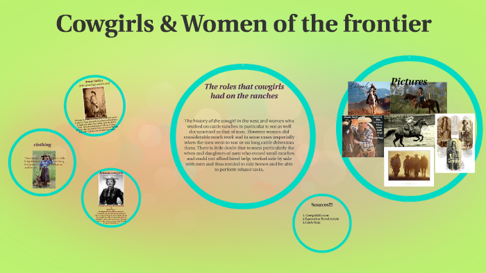 Cowgirls/women of the frontier by Brittany Harrison on Prezi