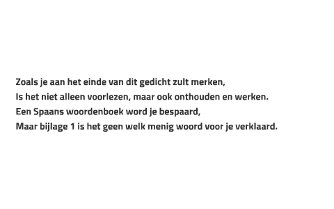 Zoals je aan het einde van dit gedicht zult merken, by Marc Gosselink
