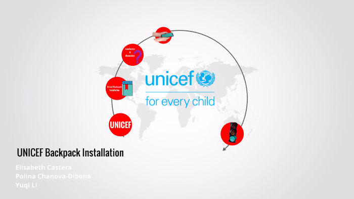 Unicef Backpack Installation by yuqi li on Prezi