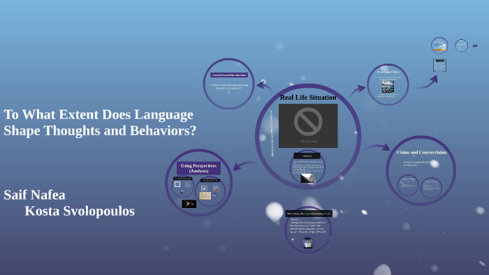 To What Extent Does Language Shape Thoughts and Behaviors? by Saif ...