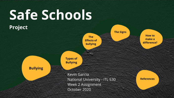 Week 2 Assignment: Safe Schools Project by Kevin Garcia on Prezi