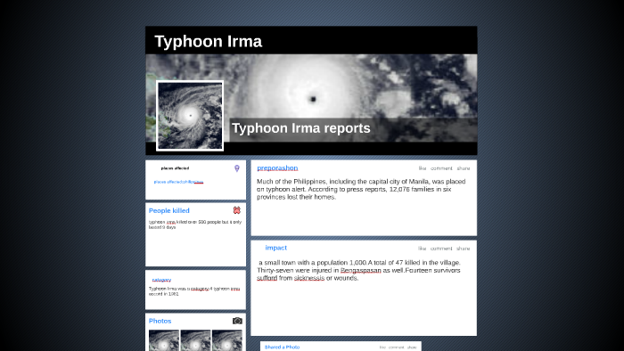 Typhoon Irma by jacqueline robinson on Prezi