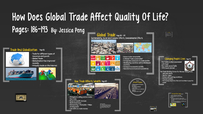 How Does Global Trade Affect Quality Of Life? by Jessica Pang on Prezi