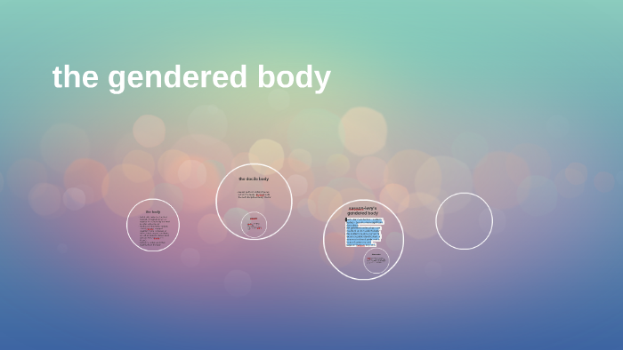 The Gendered Body by kelly juneklebaum on Prezi