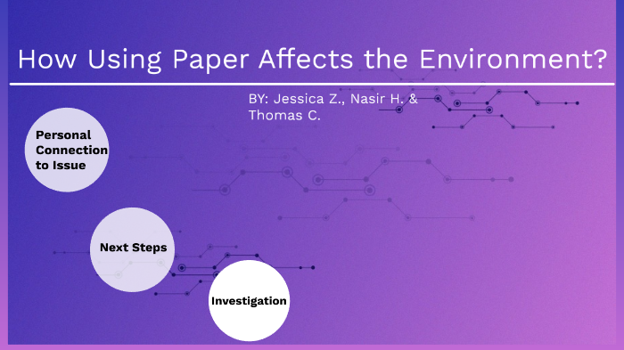 How using paper affects the Environment by JESSICA ZIER on Prezi