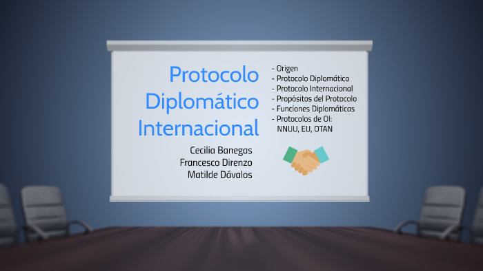 Protocolo Diplomático e Internacional by Matilde Dávalos Ruck on Prezi