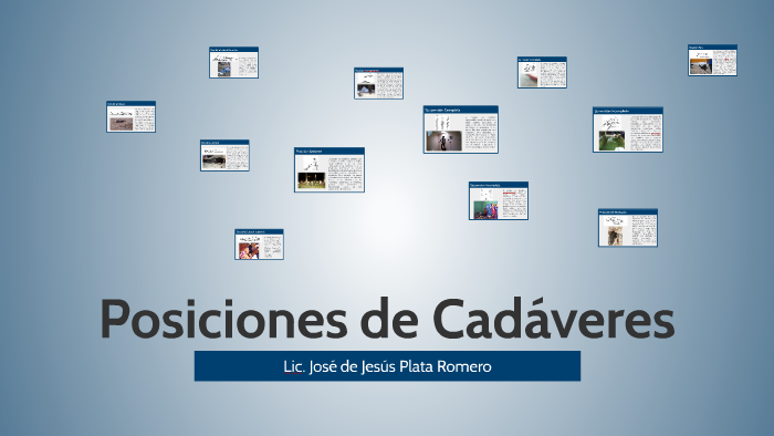 Posiciones de Cadáveres by Carolina Herrera on Prezi