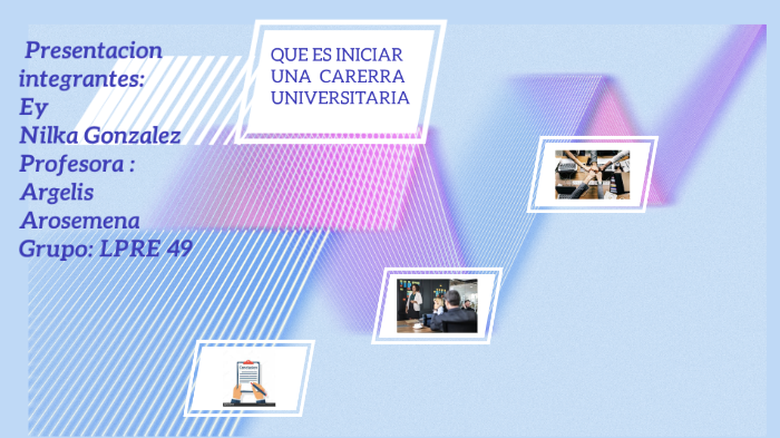 QUE ES INICIAR UNA CARRERA UNIVERSITARIA by amy Gonzalez on Prezi
