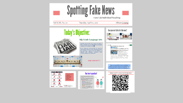 Spotting Fake News by Allison Crump on Prezi