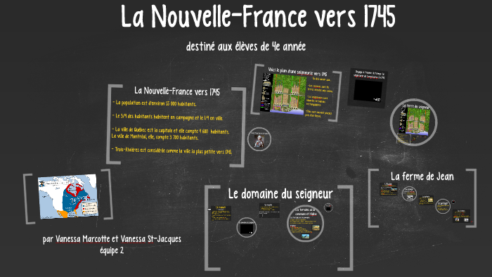 La Nouvelle-France vers 1745 by Vanessa St-Jacques on Prezi