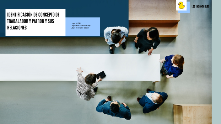 IDENTIFICACIÓN DE CONCEPTO DE TRABAJADOR Y PATRON Y SUS RELACIONES by ...