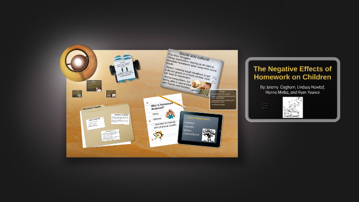 The Negative Effects of Homework on Children by Ryan Younce on Prezi