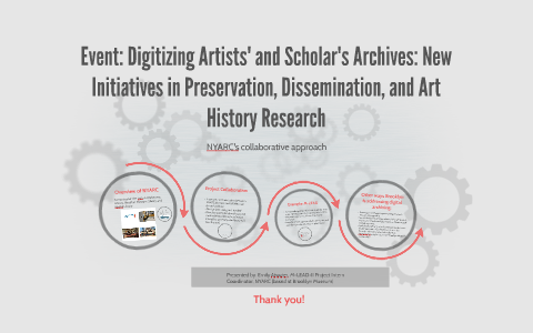 Event: Digitizing Artists' and Scholar's Archives: New Initi by Emily ...