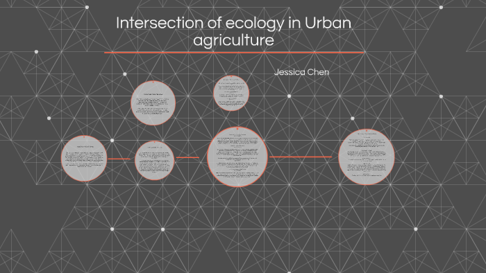 Intersection of ecology in Urban agriculture by on Prezi