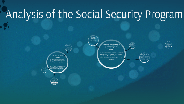 Analysis of the Social Security Program by Angela Martell on Prezi
