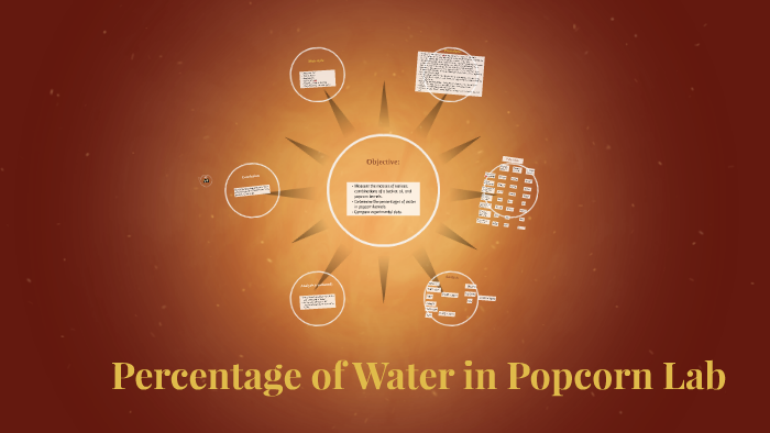 Percentage of Water in Popcorn Lab by ziomara mendoza on Prezi