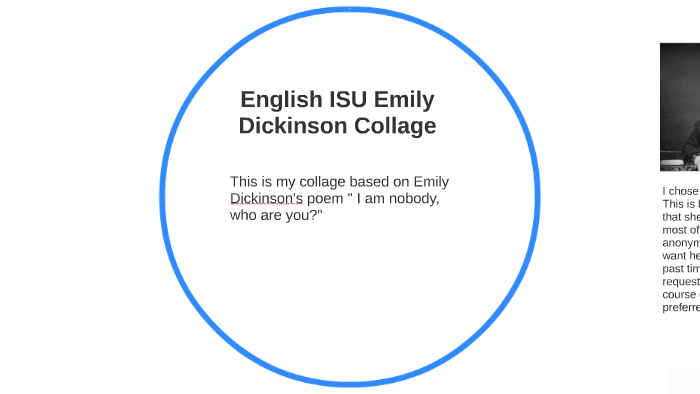 English ISU Emily Dickinson Collage by JULIAN DSOUZA on Prezi