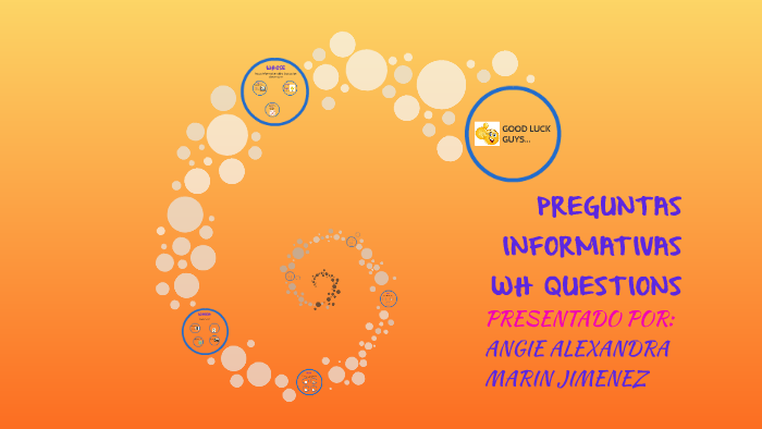 PREGUNTAS INFORMATIVAS WH QUESTIONS by Angie Marin on Prezi