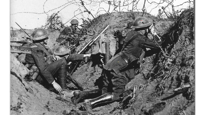 Hoe was het leven van een Duitse soldaat in een loopgraaf by Jonas van ...