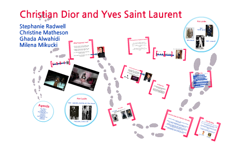 Christian Dior and Yves Saint Laurent by Stephanie Radwell on Prezi