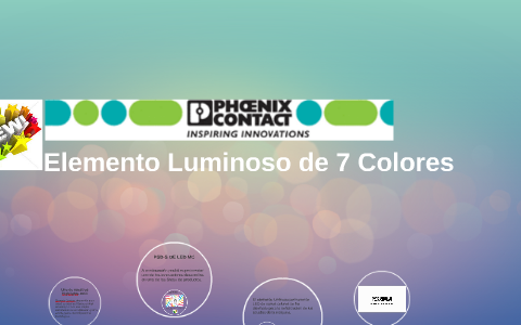 Elemento Luminoso de 7 Colores by Juan de Dios Aguirre on Prezi