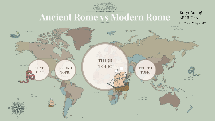 Ancient Rome vs Modern Rome analysis by Koryn Young on Prezi