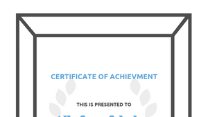 Certificate for class - 11/6/2021 by Anshika Charan on Prezi Design